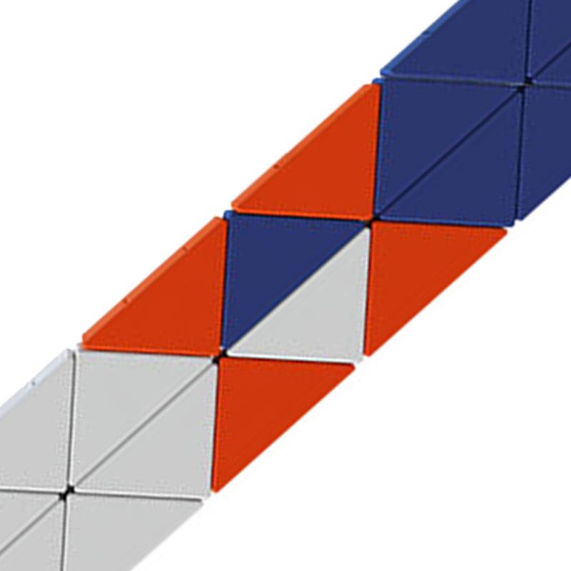Cheap Gan 48 Section Magic Cube Ruler Blocks Rainbow Color Snake Twist ...