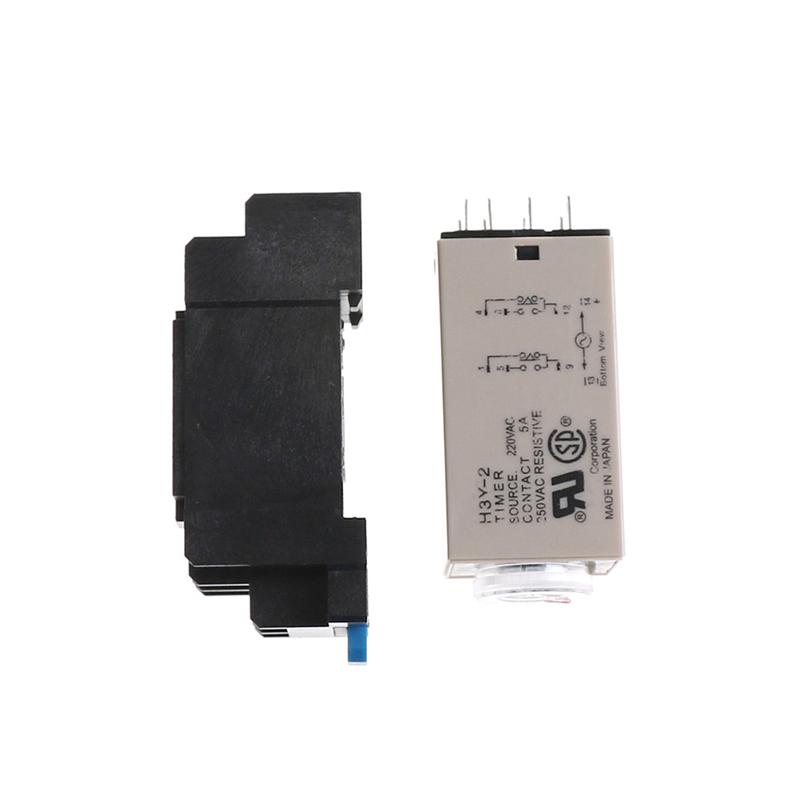& Base 10sec-60min H3Y-2 AC 110V DC12V 24V Delay Timer Time Relay ...