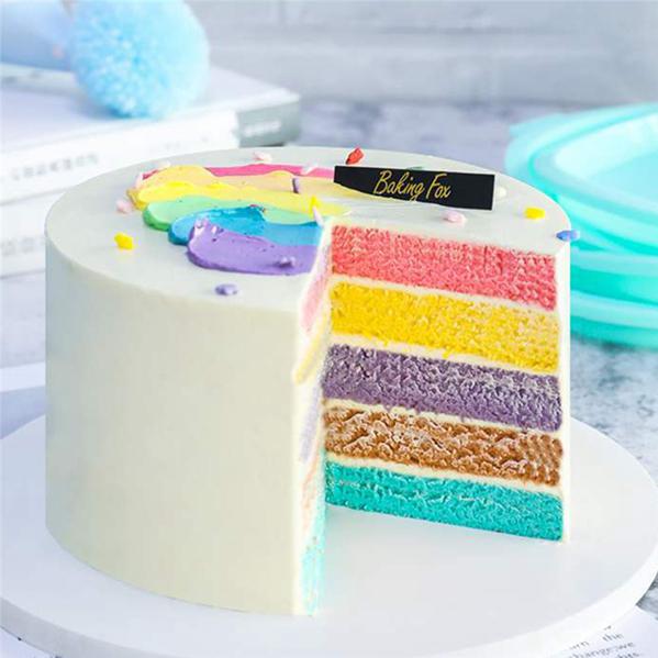 Buy Fashion Cake Mold Non-stick Baking Pan Cake Mold Silicone Round ...