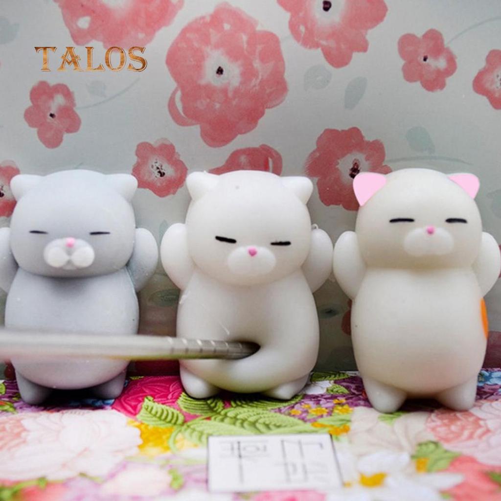 Buy Soft Cat Style Squishy Healing Squeeze Stress Reliever Kid Adult ...