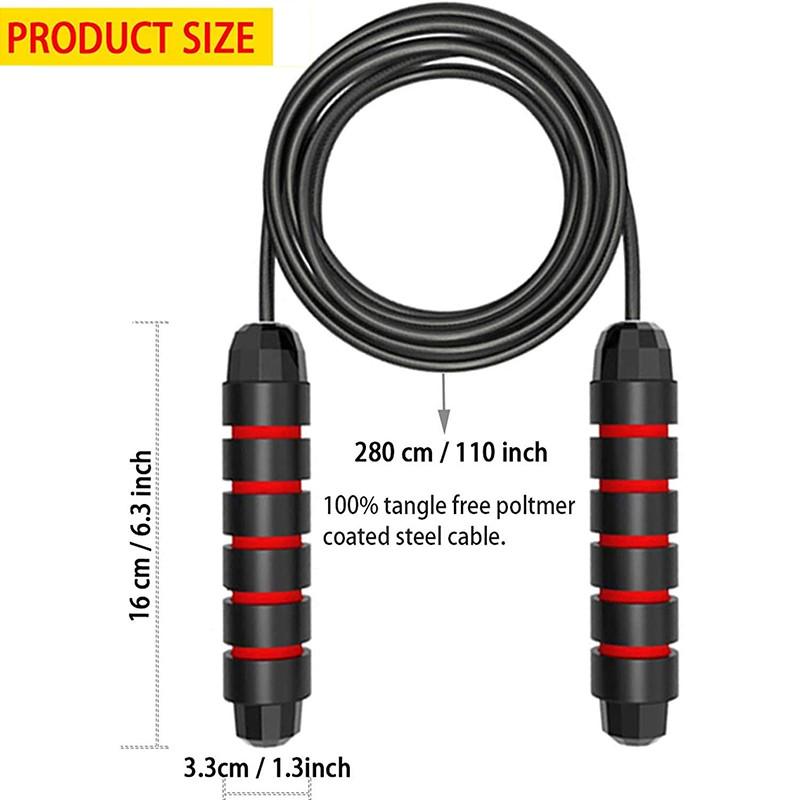 Fitness Skipping Rope Weight Loss Equipment Handle Skipping Rope-buy at ...