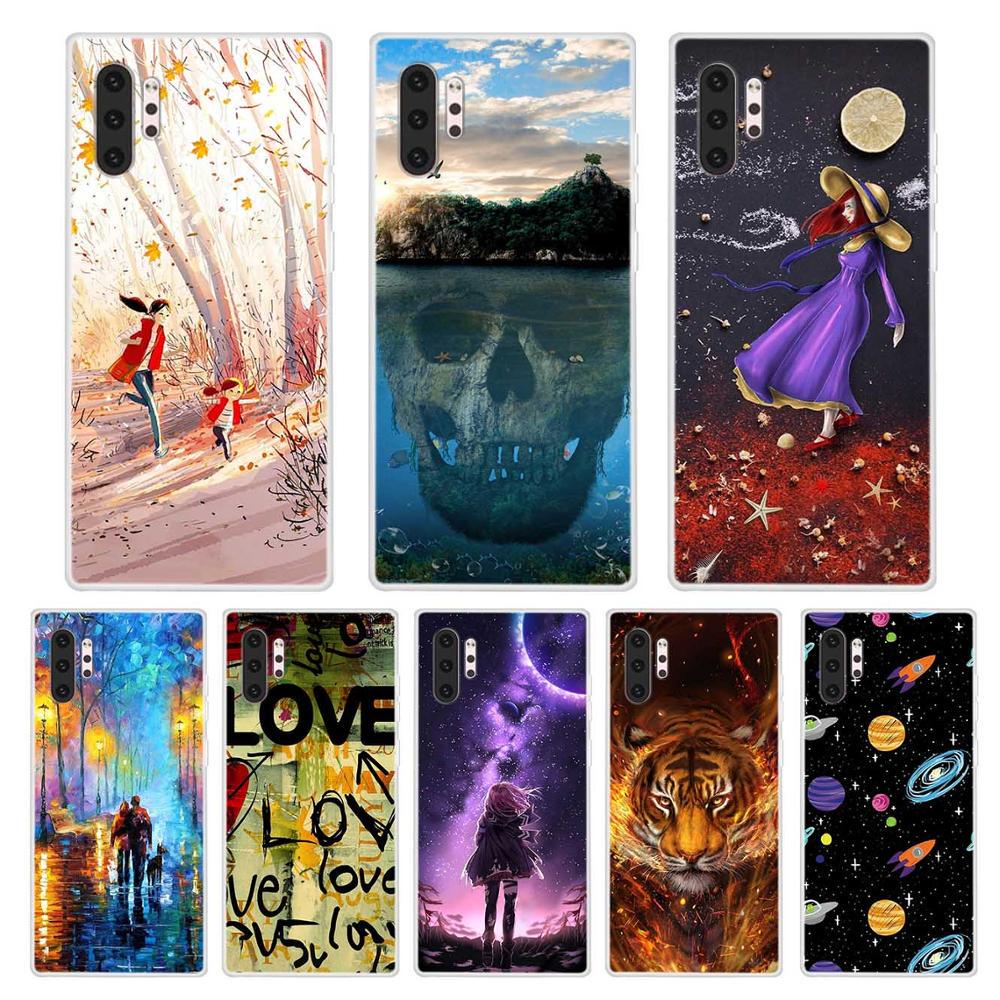 Buy For Samsung Galaxy Note 10 Pro Case Soft TPU Back Cover Coque For ...