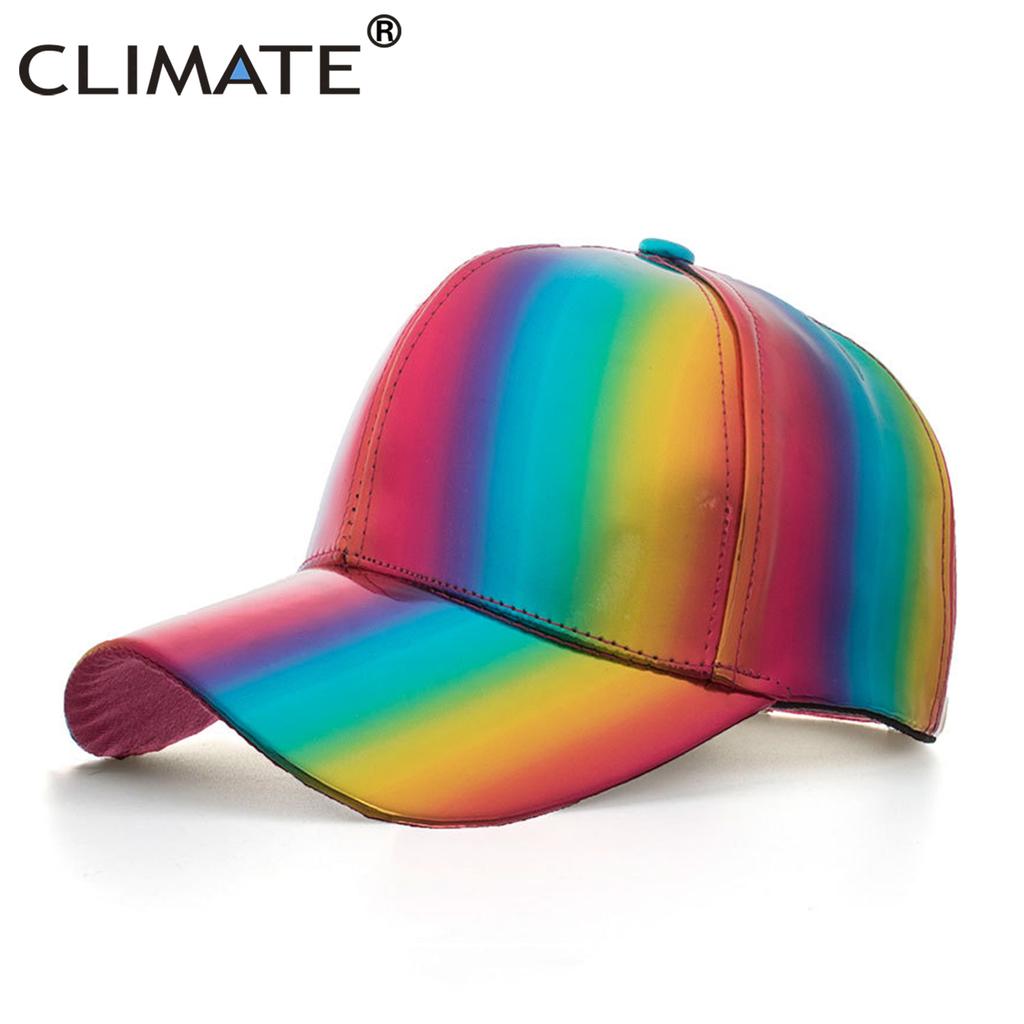 Buy CLIMATE Colorful Baseball Cap Cool Rainbow Amazing Baseball Cap ...