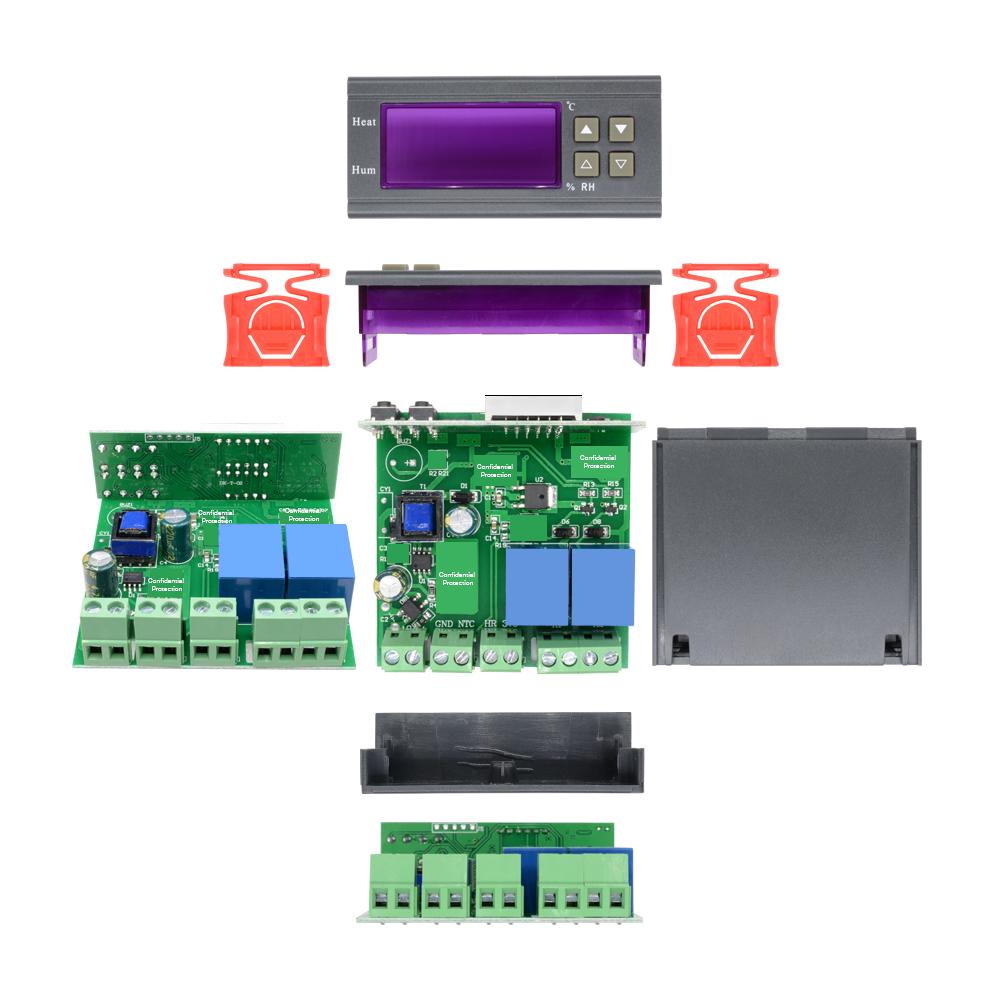 Buy DC 12-72V/AC 110 -230V 10A SHT2000 LED Digital Thermometer ...