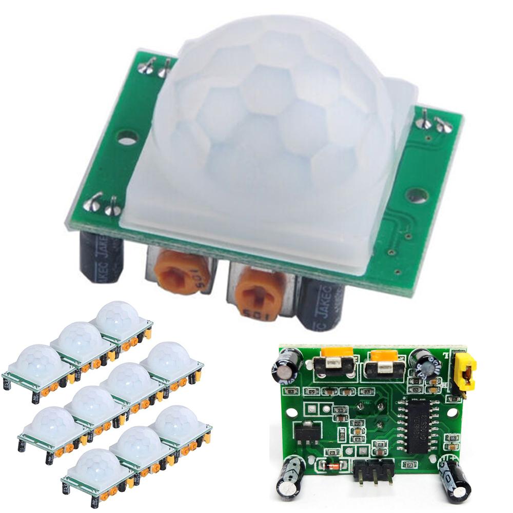 Buy 10pcs HC-SR501 PIR Pyroelectric Human Infrared Motion Sensor Module ...