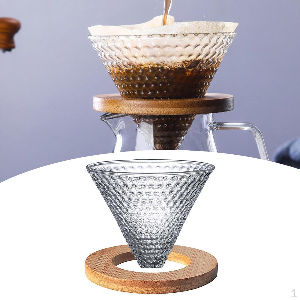 Buy Pour Over Coffee Dripper Filter Cone 12 Cup and base at affordable ...