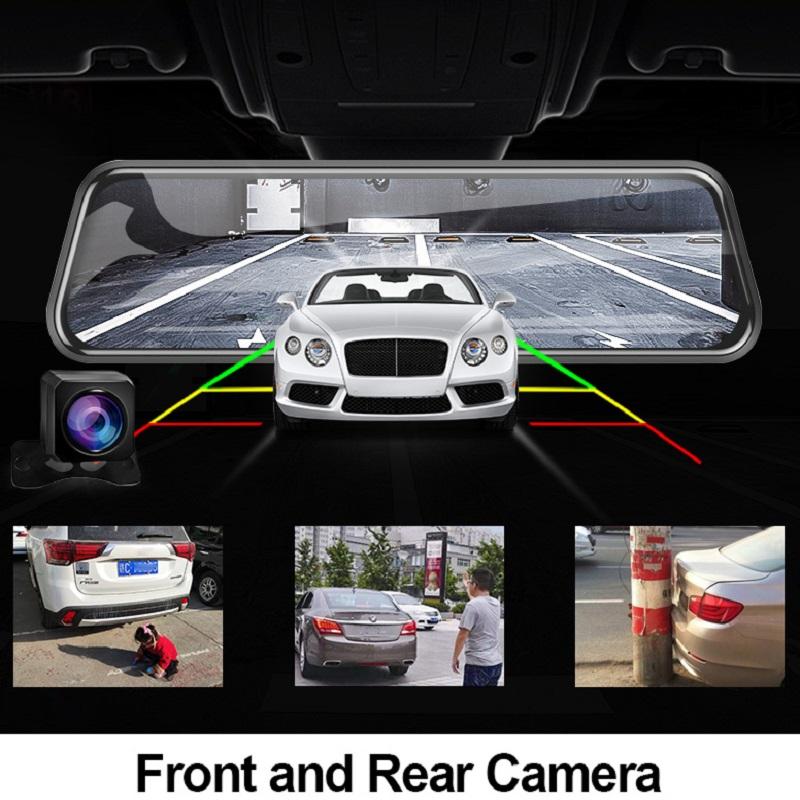 Cheap E-ACE 4K Resolution Car Rearview Mirror Recording Camera DVR ...