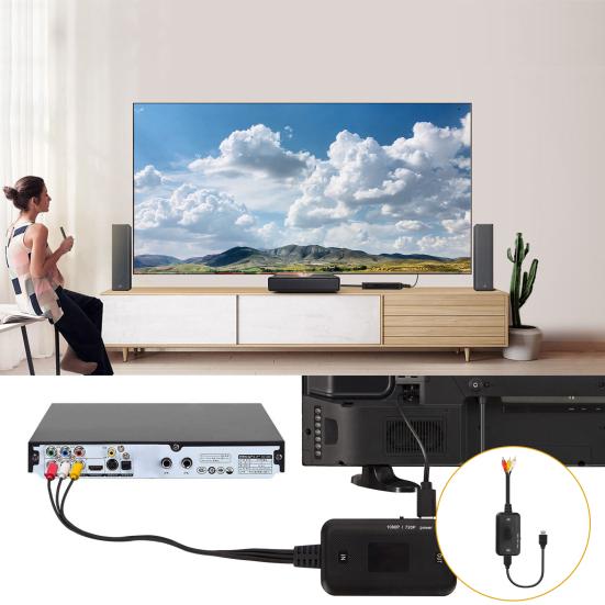 Satın alın Wide Compatibility Video Adapter Cable 1080P Professional AV ...