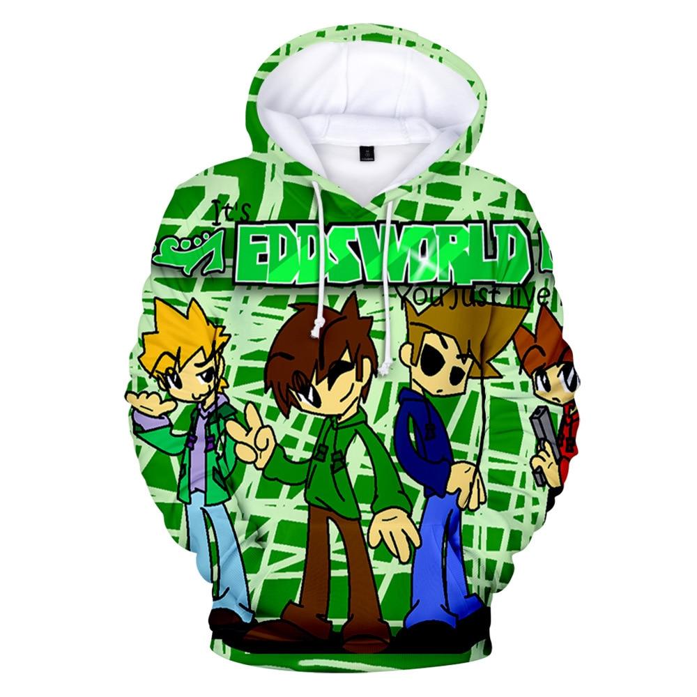 Cheap 2021 Eddsworld 3d Print Hoodies Print Casual Style Tops New Boys ...