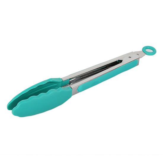 Buy Nylon Cover Handle Kitchen Tongs Lock Design Barbecue Clip Clamp ...