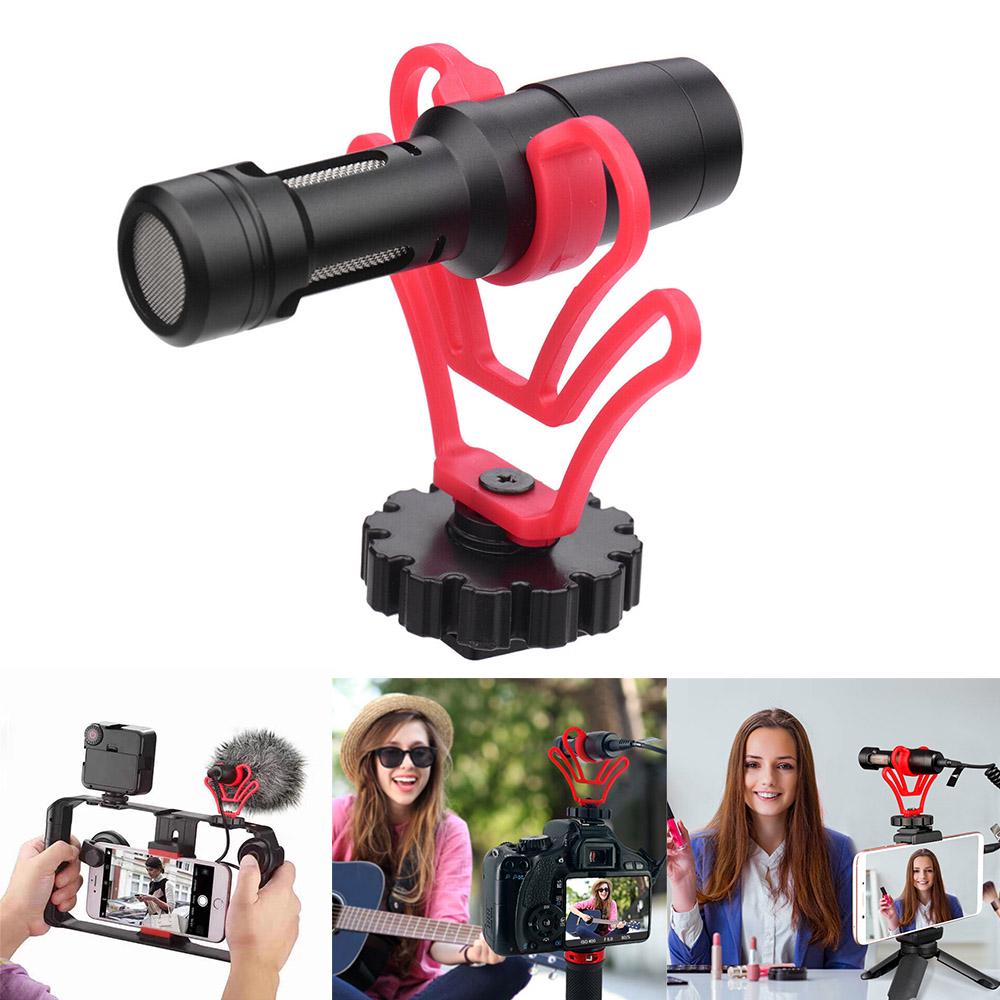 DSLR Camera Microphone External Video Mic Camcorder For Phone ...