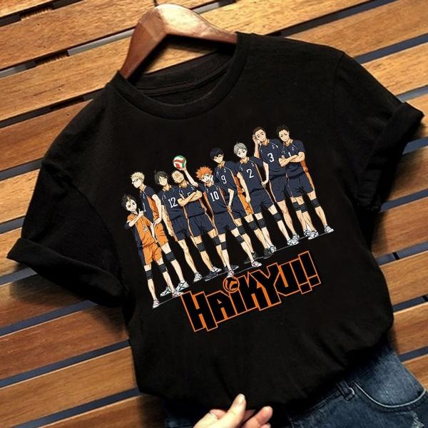 Buy Haikyuu Shoyo Hinata T Shirt Anime Haikyuu Women T-Shirt Kuroo ...