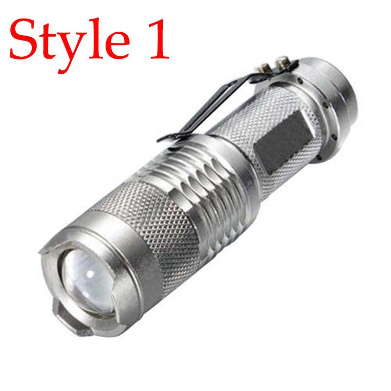 Buy 5000LM CREE Q5 3 Modes Zoomable LED Flashlight Torch Light with ...
