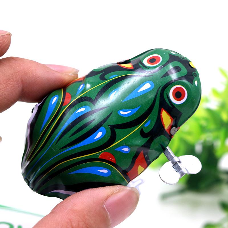 Buy Tin Frog Nostalgic Clockwork Toy Baby Winding Tin Frog at ...