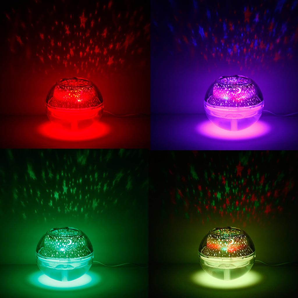 LED Projector Air Humidifier Essential Diffuser Two Way Spray Mode ...