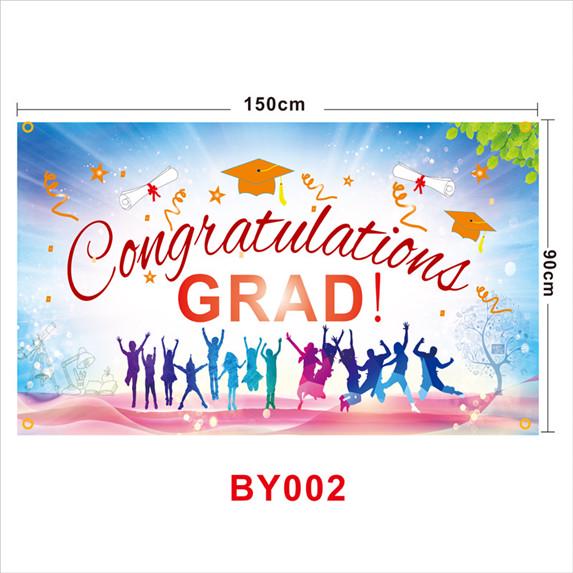 Buy Graduation Party Banners Congratulate Background Congrats Po Banner ...