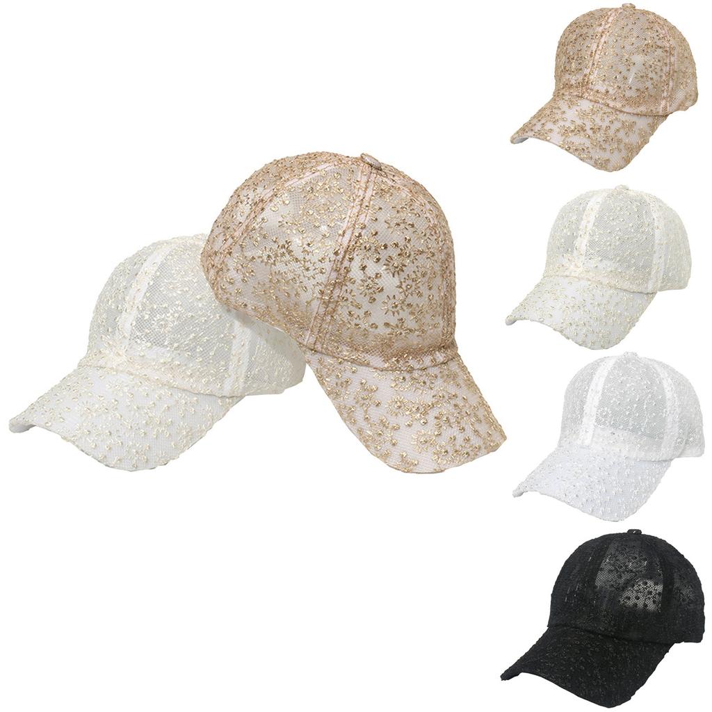 Buy Men's And Women's Shade Lace Baseball Cap Hollow Breathable Mesh ...