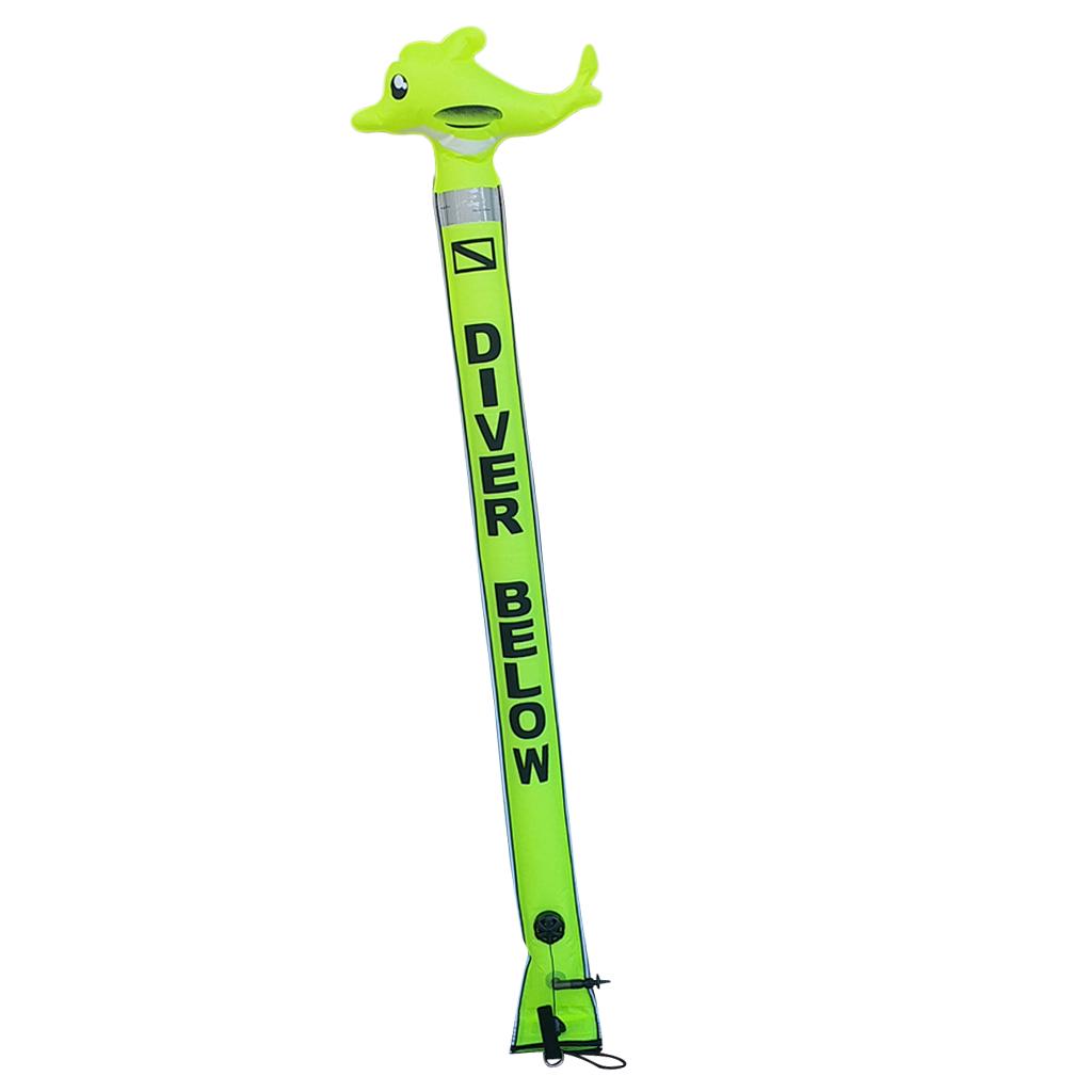 Buy Scuba Diving Surface Marker Buoy SMB Underwater Safety Pink 4FT at ...