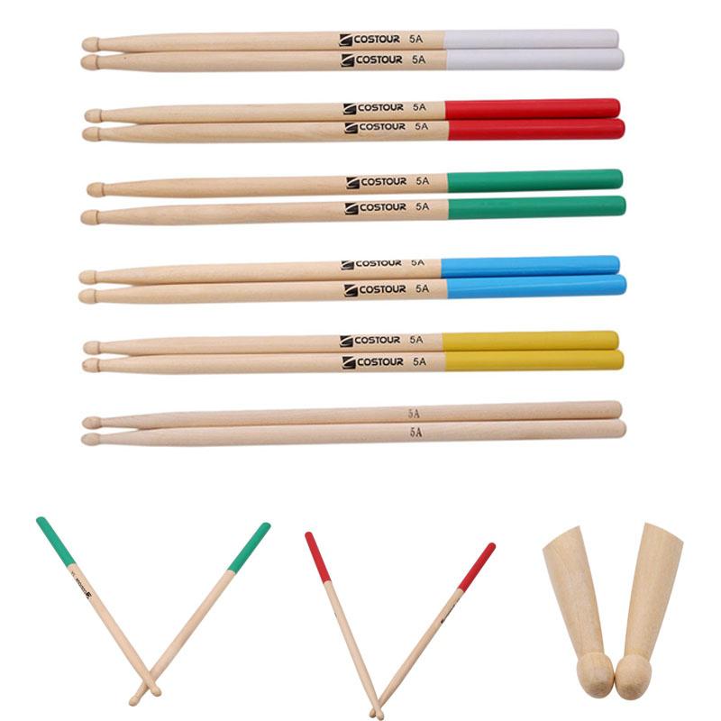 Buy Drumsticks Fleet Maple 5A Wood Drum Sticks Lightweight Maple Sticks ...