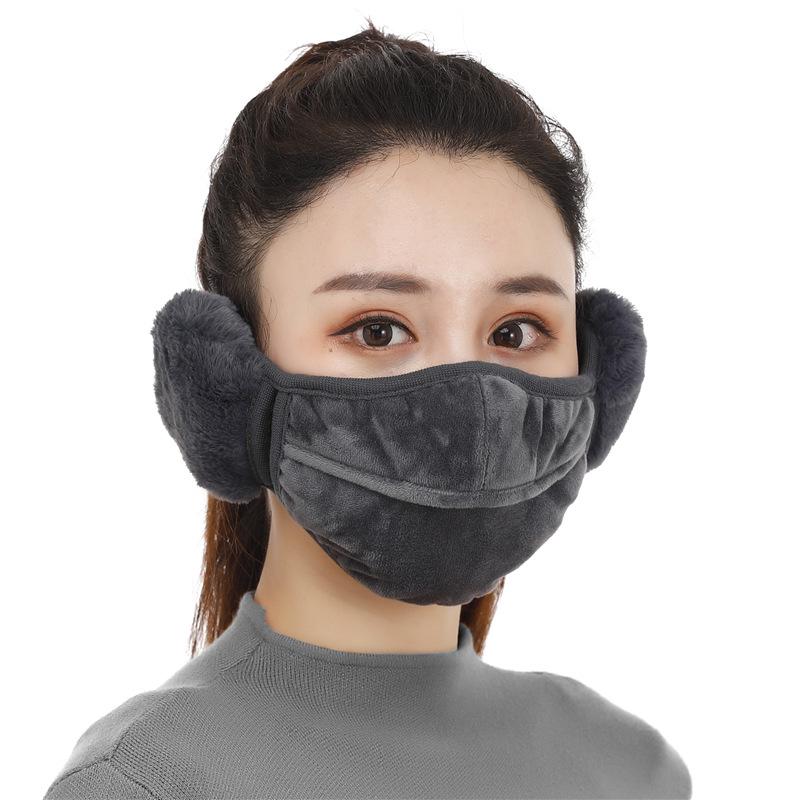 Women Winter Outdoor Riding Sports Warm Breathable Earmuffs Mask Face ...