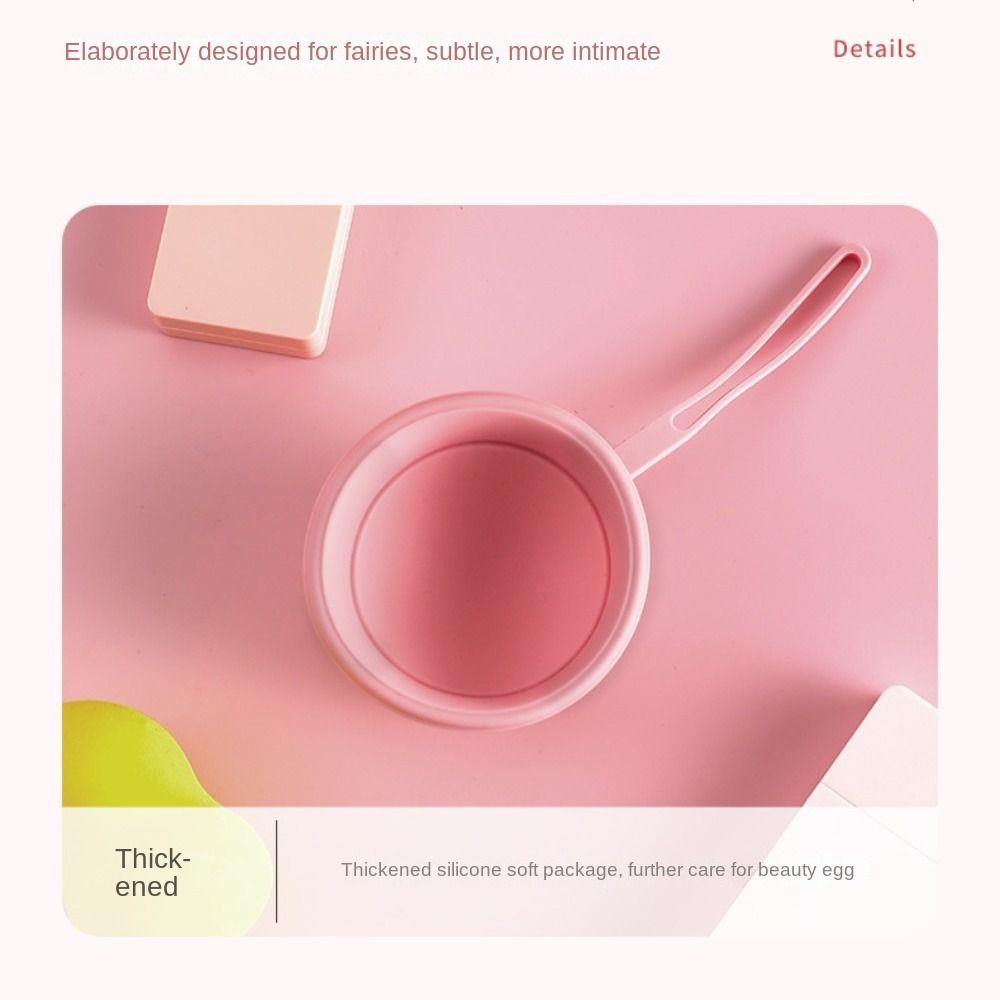 Soft Makeup Sponge Storage Silicone Puff Drying Holder Professional ...