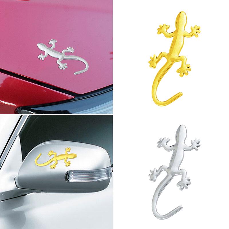 Buy 3D Stereo Modified Gecko Lizard Car Sticker Waterproof Reflective ...