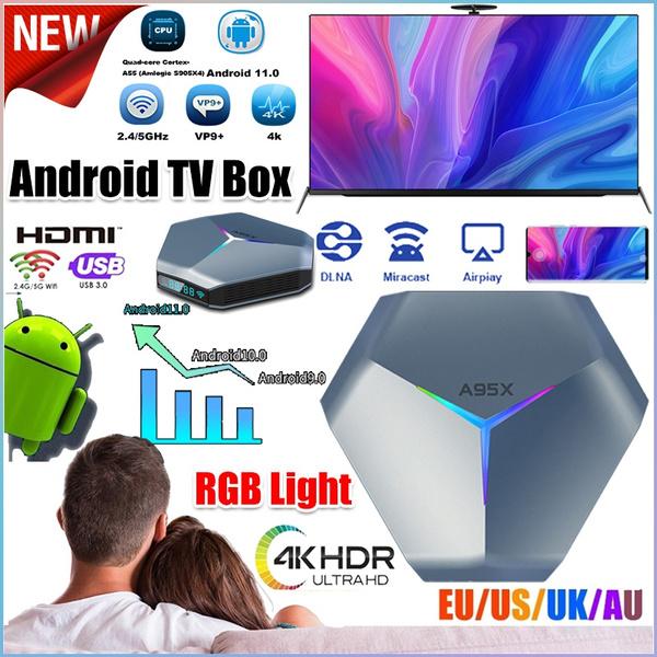 Buy Android 11.0 4K Android TV BOX 3D 5G Wifi Smart TV BOX Quad-Core ...