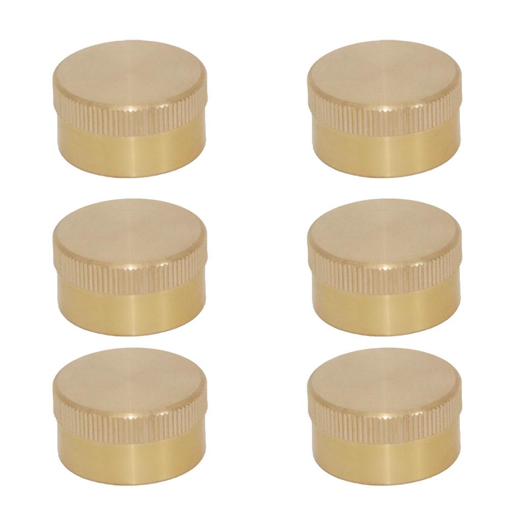 Buy 6pcs Durable Brass Caps 1LB Propane Bottle Gas Tank Cylinder Refill ...