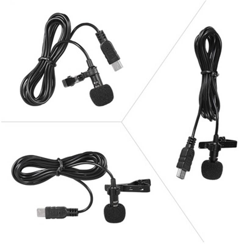 Professional Mini USB Stereo Mic Microphone for Gopro Hero 3/3+/4 ...
