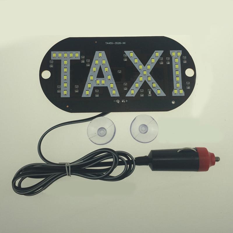 Buy Taxi Led Car Windscreen Cab Indicator Lamp Sign Blue LED Windshield ...