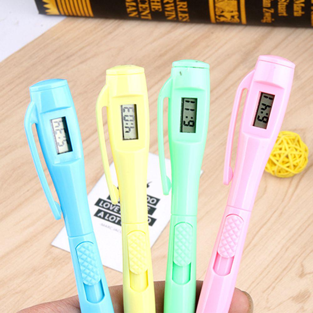 Buy Novelty Exam Digital Ballpoint Pen Watch Electronic Clock at ...