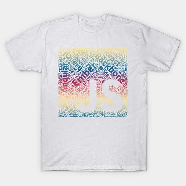 Buy Men Print T-shirt Cotton Large TShirt Javascript Shirt Js Framework ...