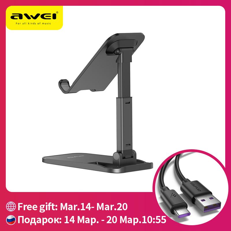 Buy Awei X11 Foldable Desktop Mobile Phone and Tablet Holder Stand at ...