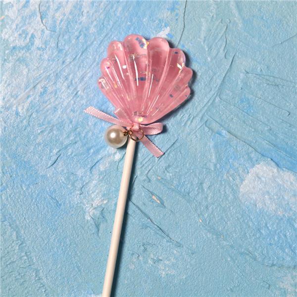 Buy 12Pcs Sea Shells Cake Toppers Decoration Baby Shower Wedding ...