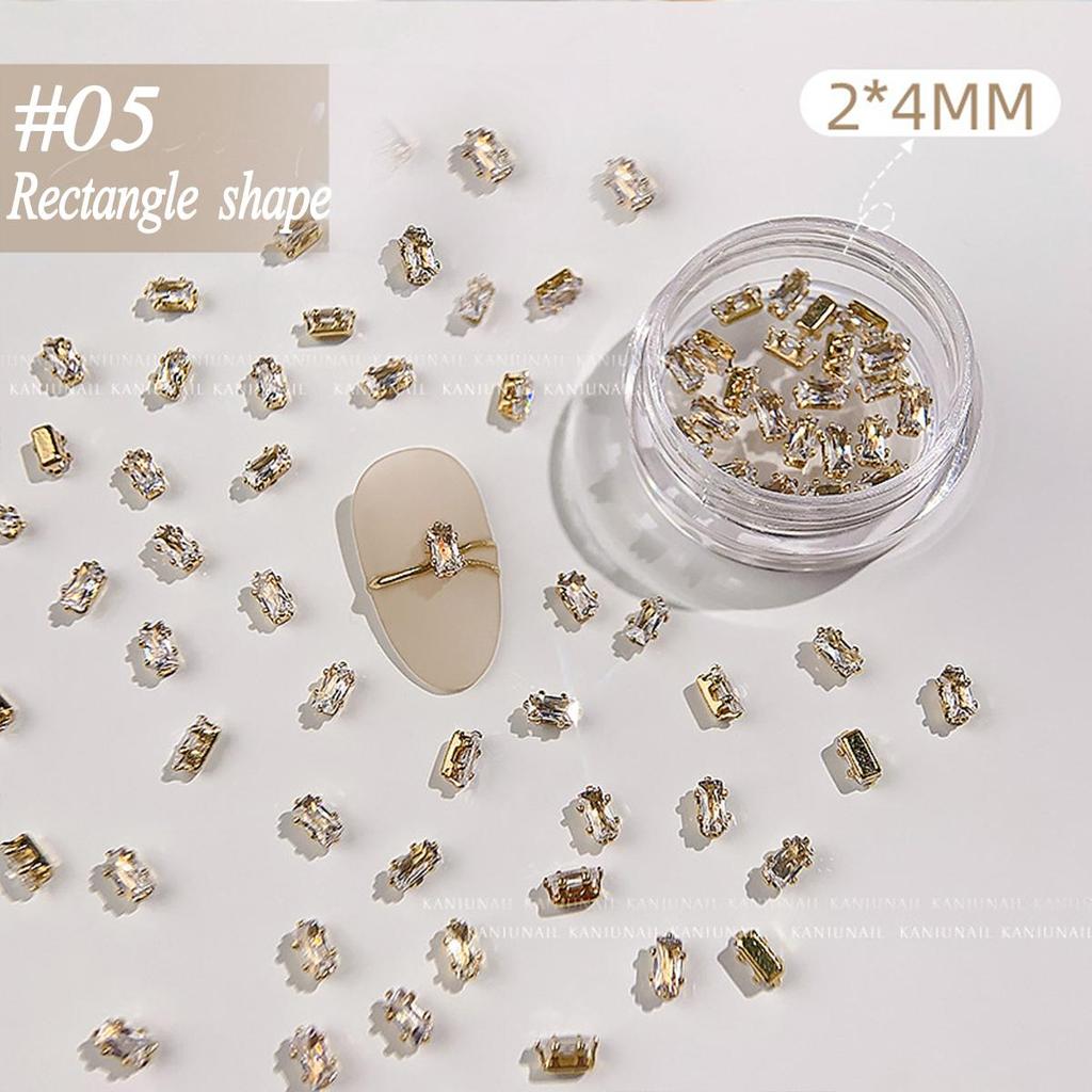 Buy 10 Pcs/Set New DIY Multi-Size 3D Mini Zircon Nail Diamonds Nail ...