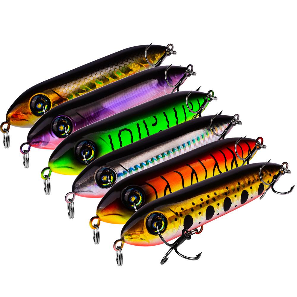 Buy 1PC Fishing Lures 6 Colors/Lot Fishing Baits 4.12"-10.2cmLures 0 ...