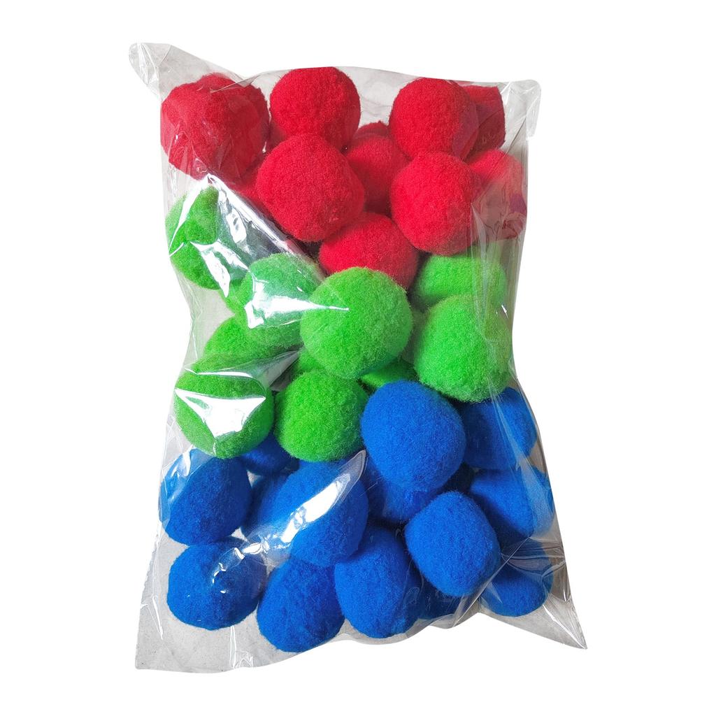 Buy (orchis)50-Pack Reusable Water Bounce Balls Absorbent Cotton Balls ...