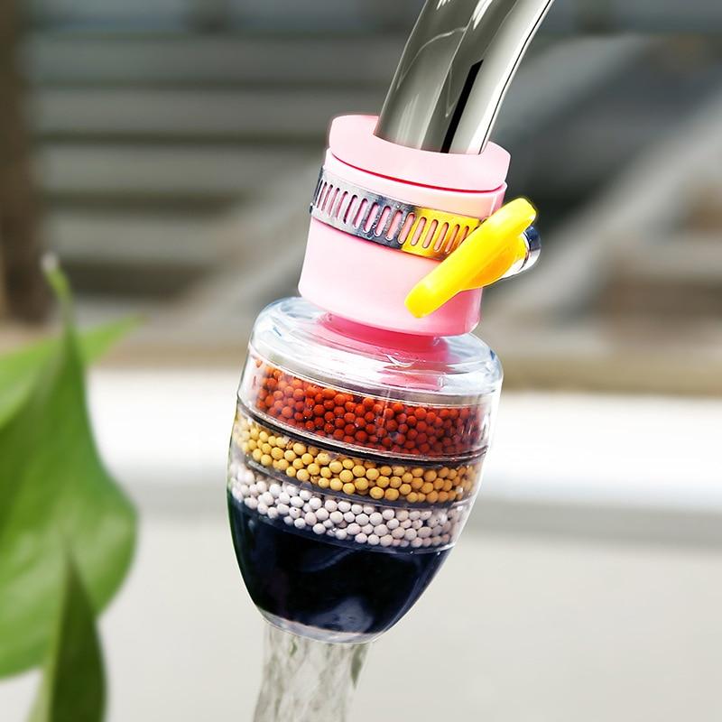 Buy Maifan Stone Water Filter 6 Layers Filtration Clean Faucet Tap ...