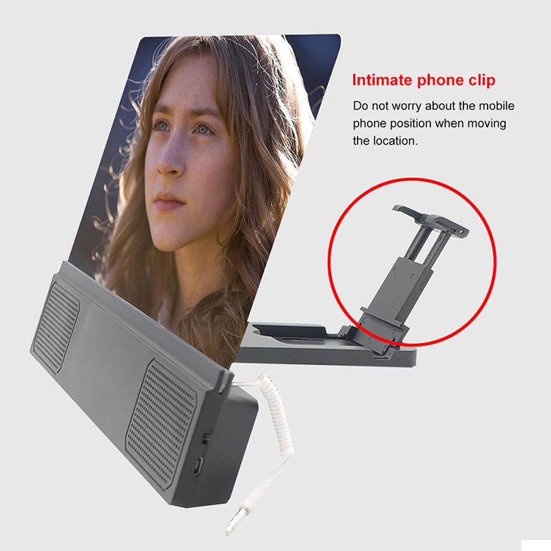 3D Mobile Phone Screen Magnifier Bluetooth Stereo Speaker Hd Video ...