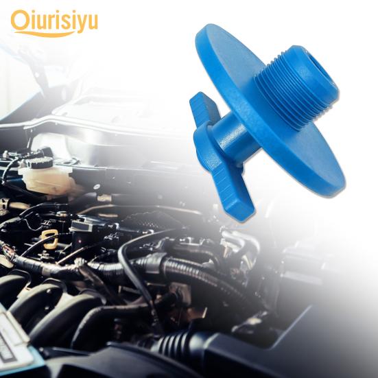 Buy Oil Filter Plug Leak Proof T-shaped Handle Nylon Blue Fuel Filter ...
