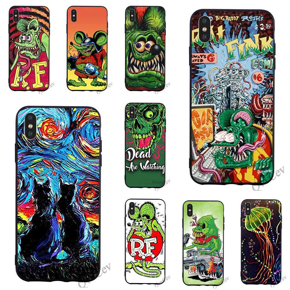 Buy Tales of the Rat Fink TPU Phone Case for Xiaomi Redmi Note 6 4X 4A ...