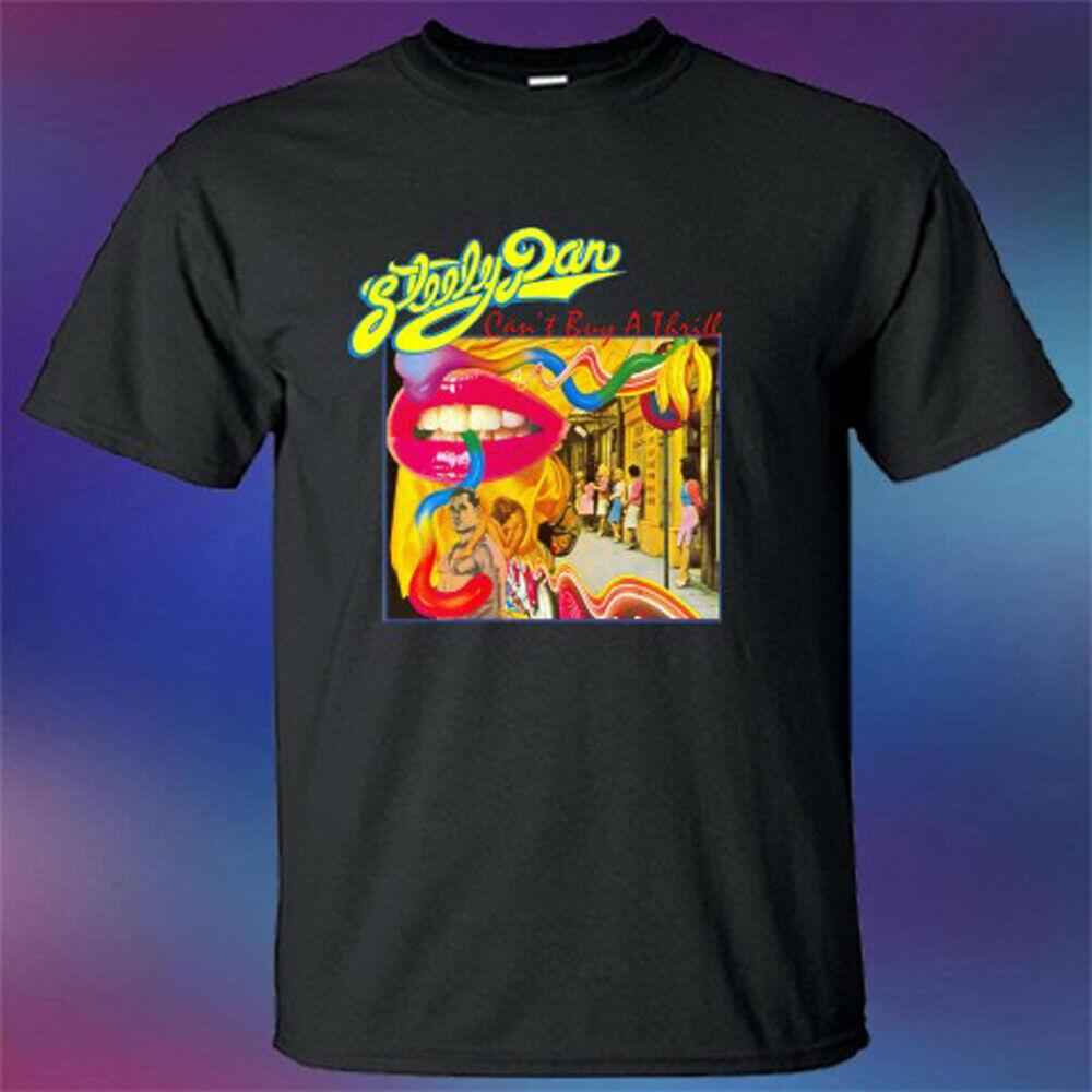 Buy Steely Dan Logo Mens Black T Shirt Size S Quality Men Plus Size ...