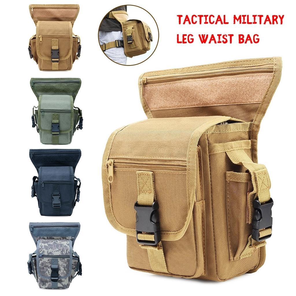 Buy Professional Waterproof Tactical Military Leg Bag Men's Hip Drop ...