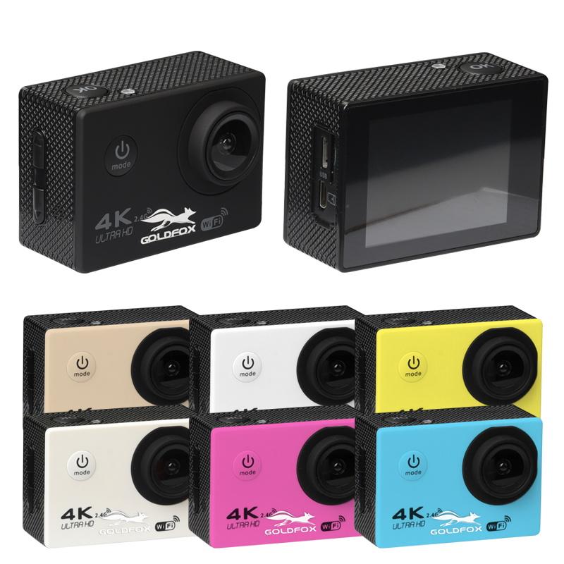 Cheap HD 4K Wifi Action Camera 2 inch LCD Screen 1080P Helmet Camera ...