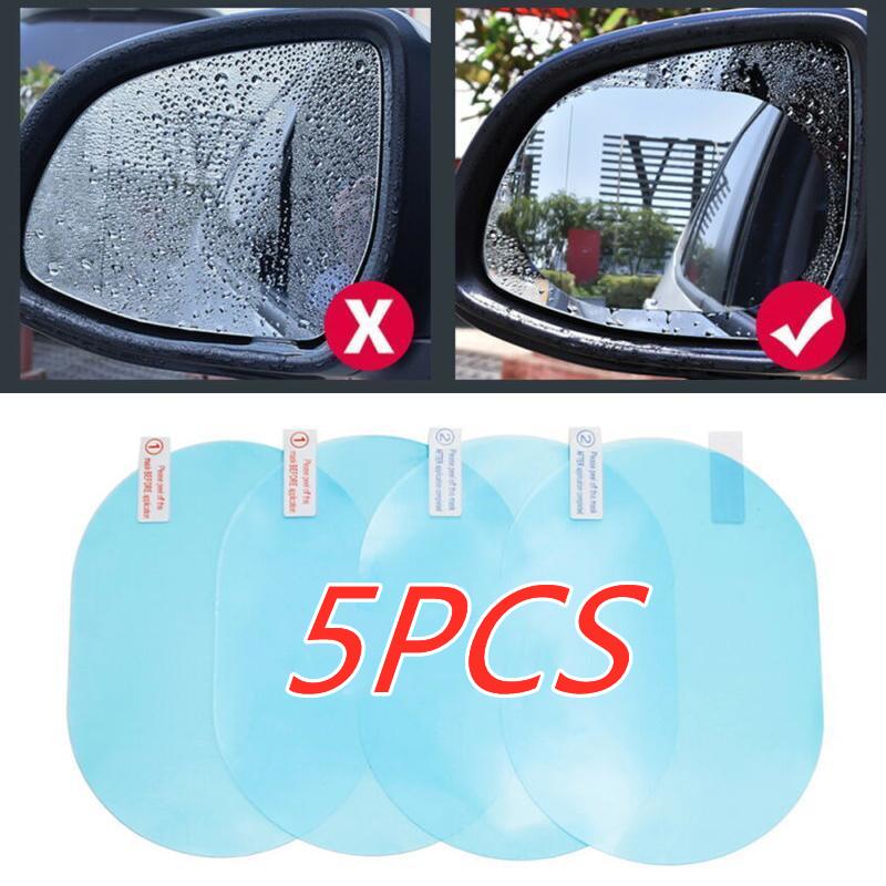 Buy 5PCS Nano Coating PET Protective Rain Shield Anti-fog Car Rearview ...