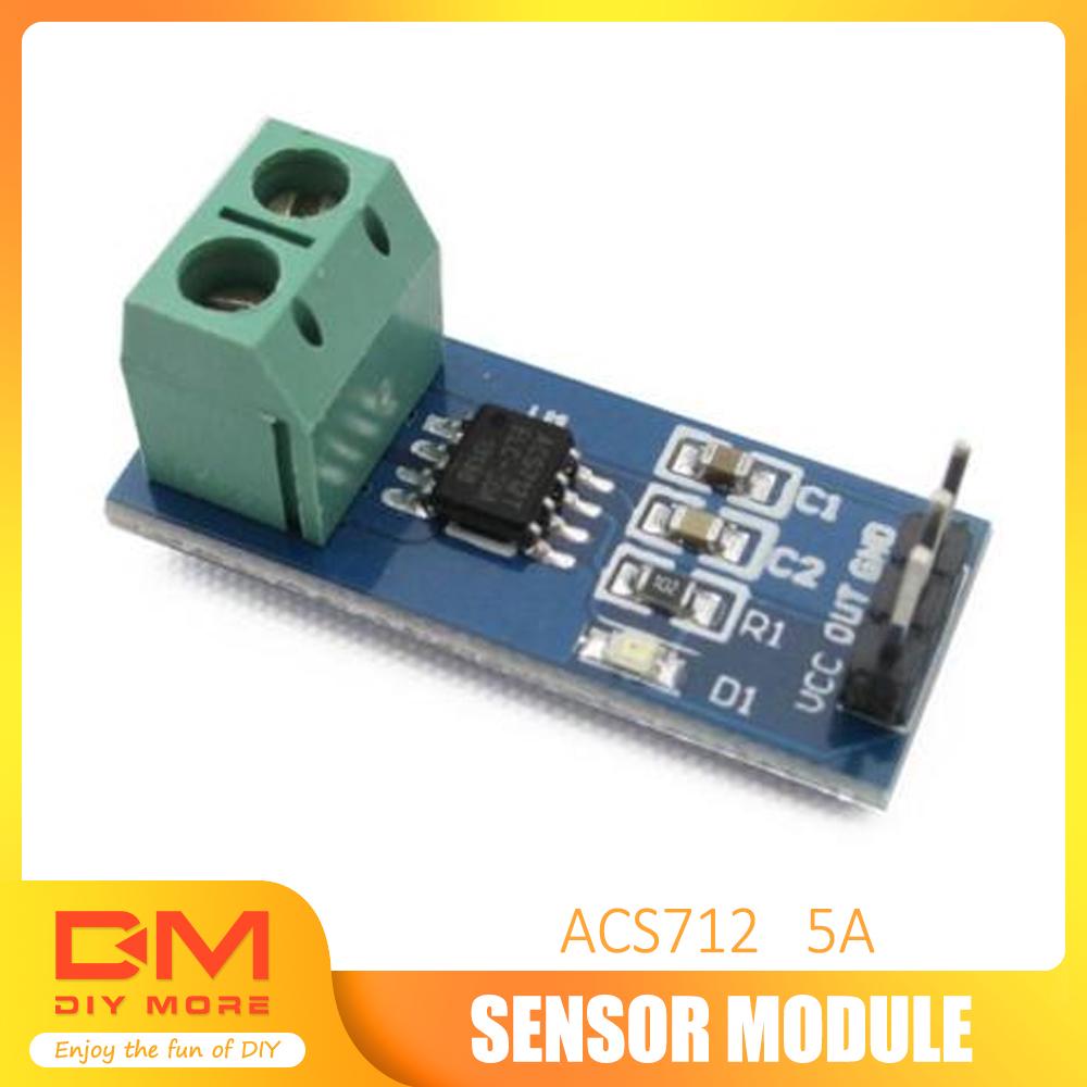 Integrated Circuits (ICs) 5A Range Current Sensor Module ACS712 Module ...