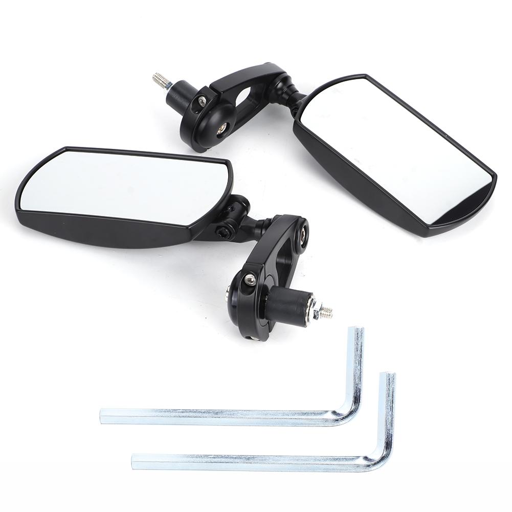 💰Kaufe Pair Rearview Side Backup Mirrors Motorcycle Modification Black ...