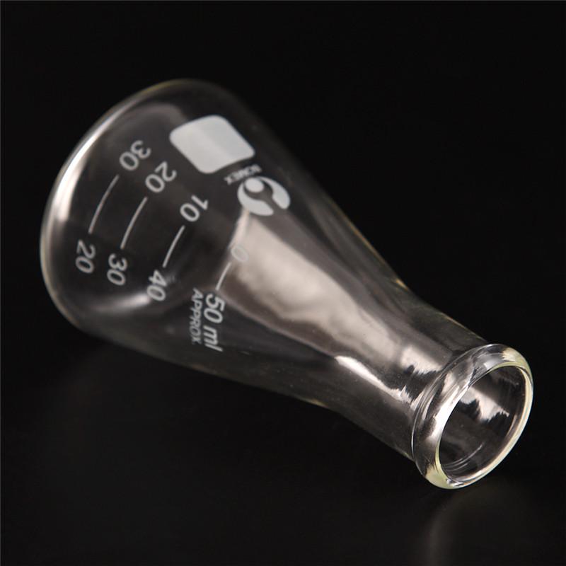 Buy 1Pcs High Quality Lab Triangle Glass Flask Conical Flask Labratory ...