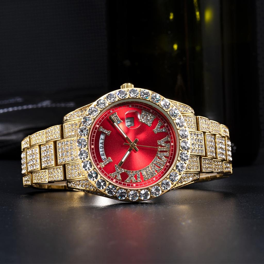Cheap Watch For Men Top 18k Gold Diamond Iced Out Male Reloj Luxury ...