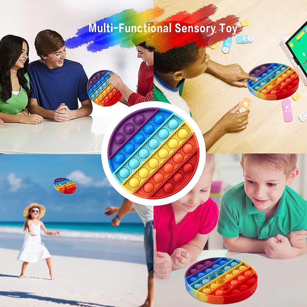💰Kjøp Pop Bubble Fidget Sensory Toy Kids Adults Stress Anxiety Relief ...